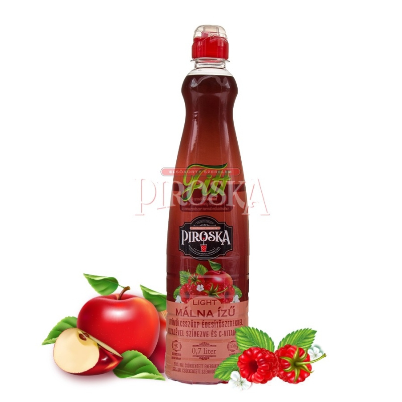 Piroska Fitt & Light - Original ungarischer Himbeersirup - 0,7l, 5,00