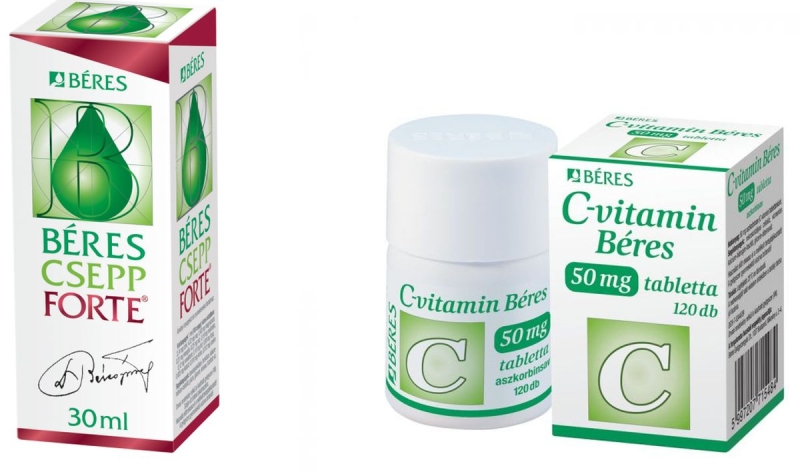 Béres Tropfen Forte 30 ml + Vitamin C, 20,12